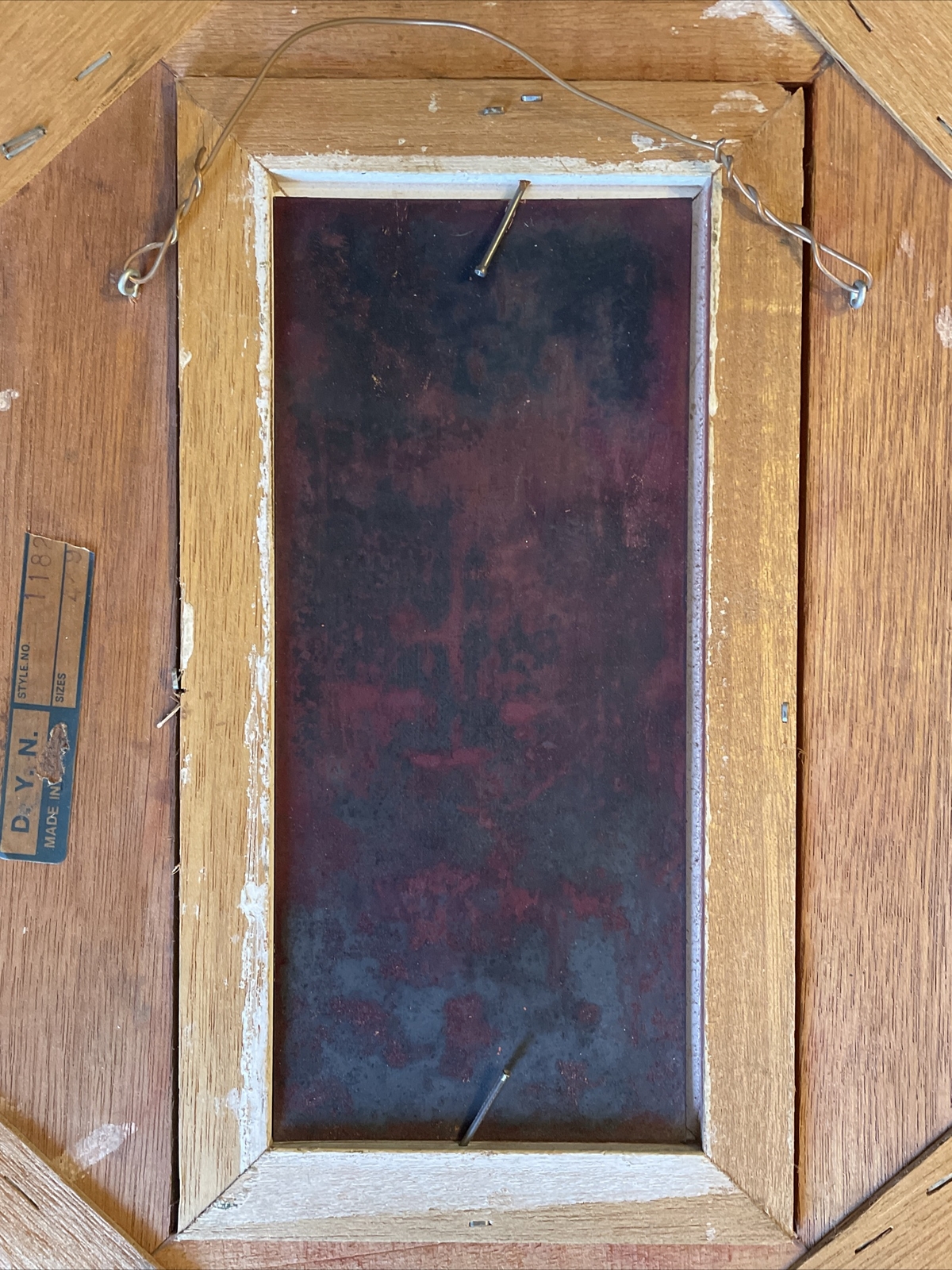 Vintage Jean Lucey Enamel On Copper Painting of Woman with Child in ...