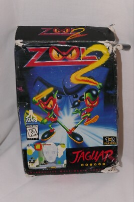 Zool 2 (Atari Jaguar, 1994) Box & Cartridge- Authentic 77000400499| eBay