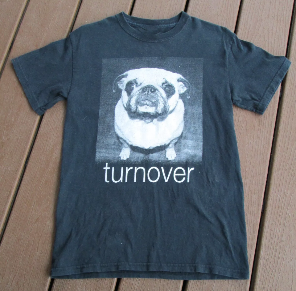 Turnover Band Dog Funny Gift For Fan Cotton Unisex S to 5XL Black T ...