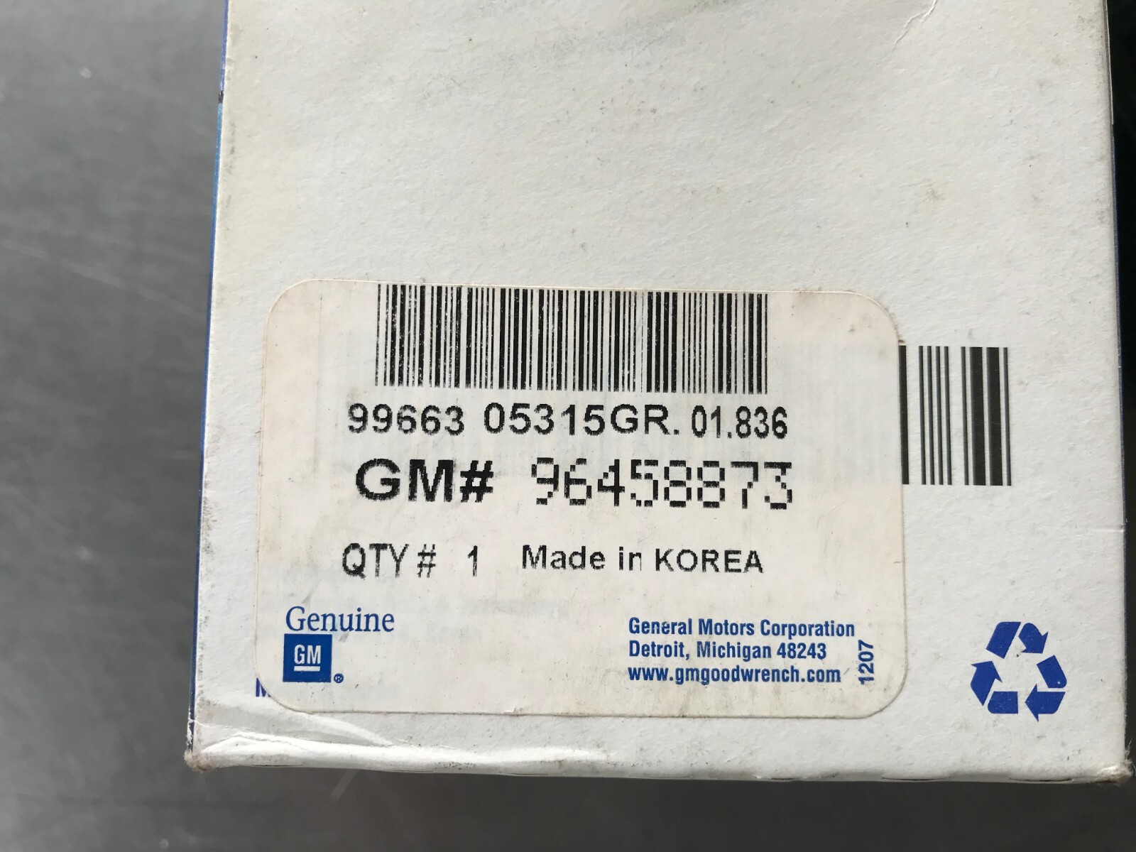 96458873 GM DAEWOO OIL FILTER GM 93745067 94797406 96352845 96395221 ...