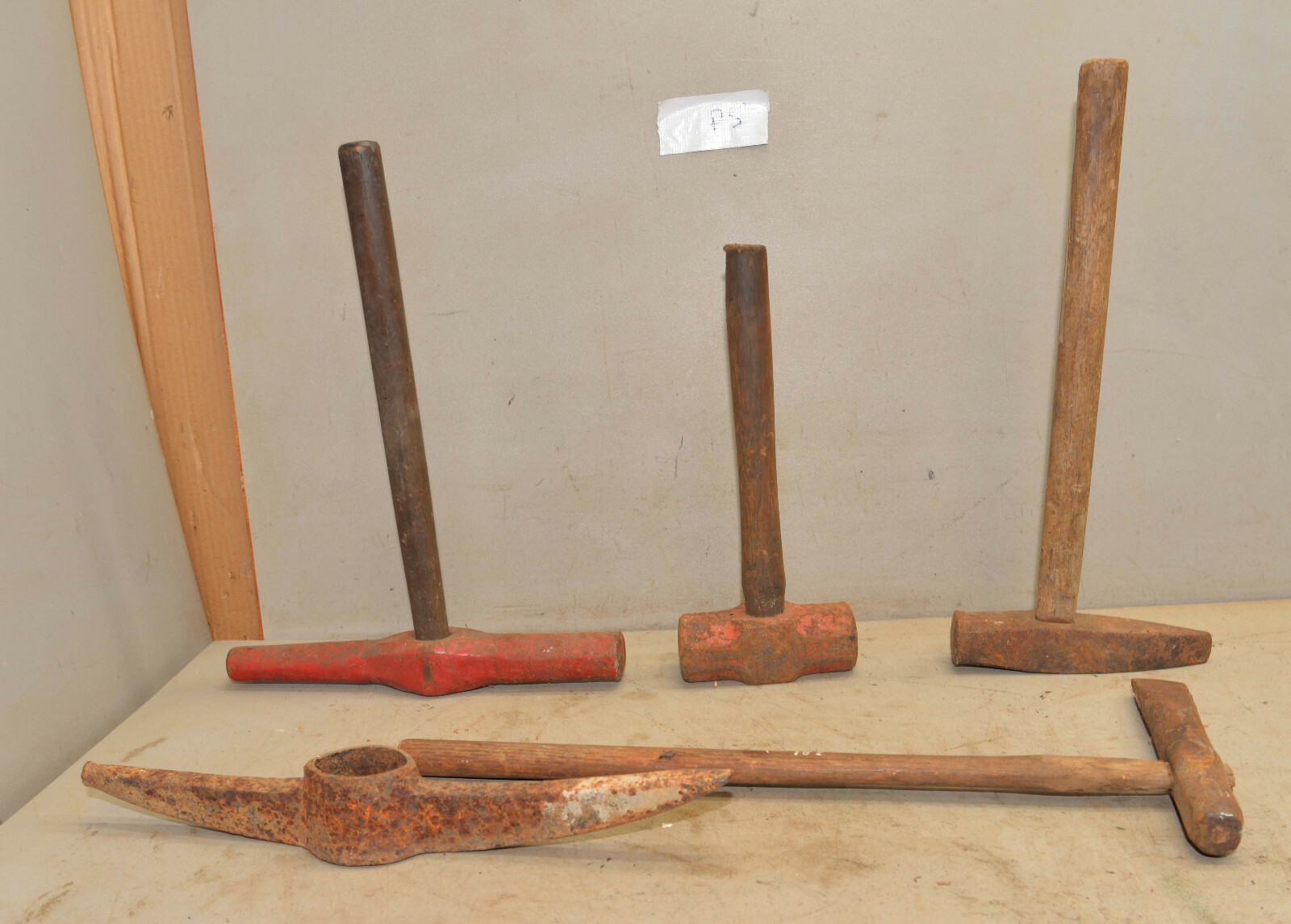 5 Mining pick axe hammer collectible coal silver railroad antique tool ...