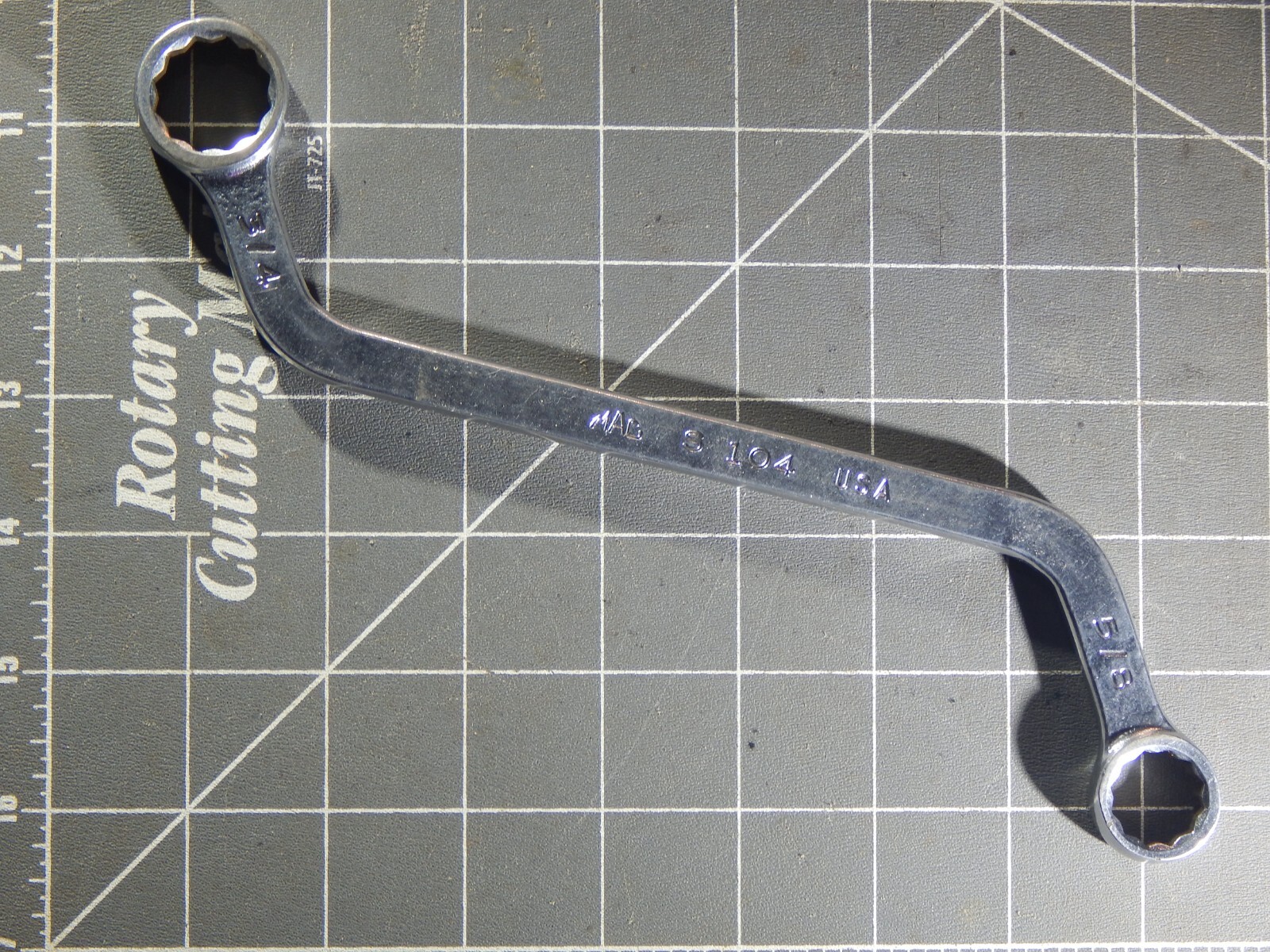 Mac Tools Specialty Obstruction S Shaped Box Wrench 5/8" 3/4" S104 12Pt ...