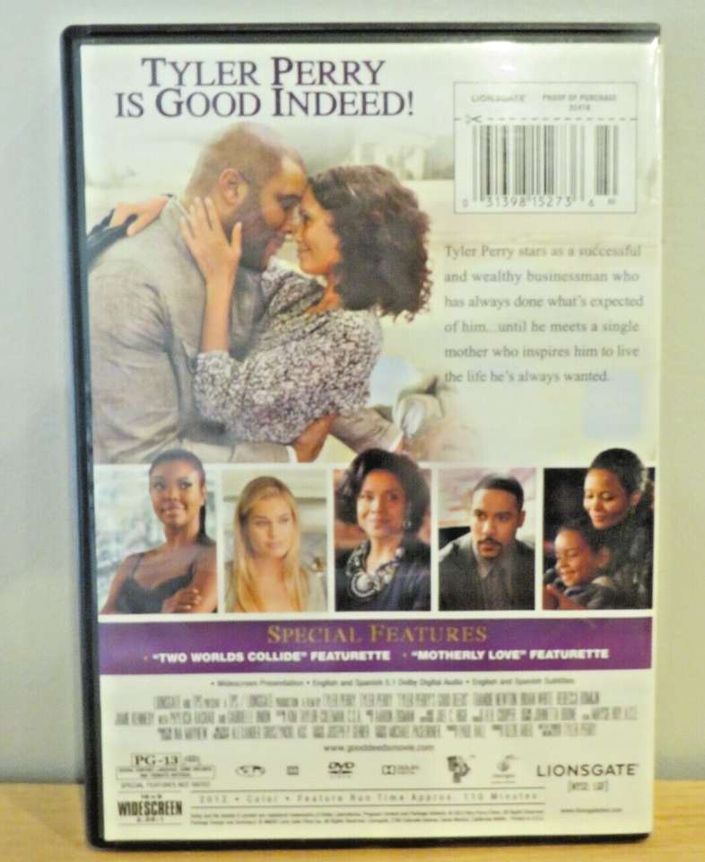 Good Deeds - DVD - Very Good - Gabrielle Union,Tyler Perry-Tyler Perry ...