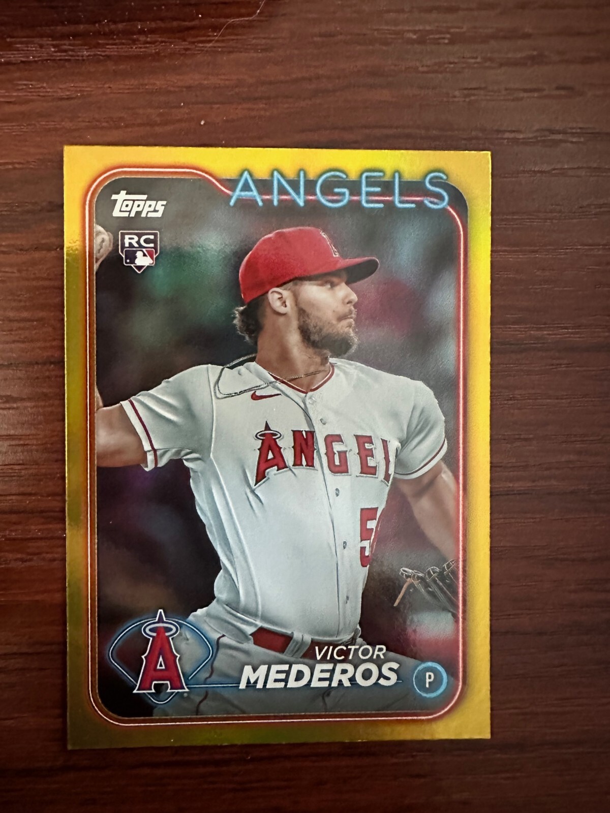2024 Topps Series 1 Victor Mederos #270 Gold Foil RC Angels | eBay