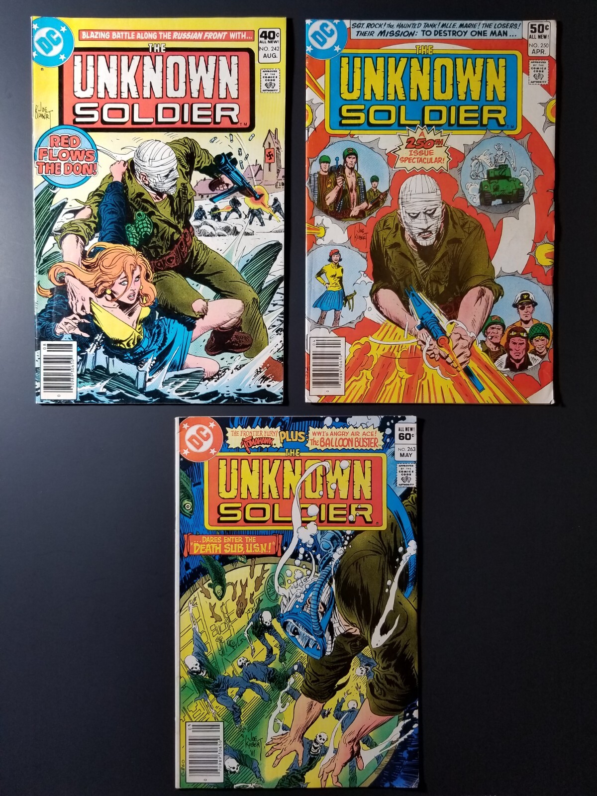 The Unknown Soldier - DC Comics Lot Of 3 - Issues242, 250, 263 - FN | eBay