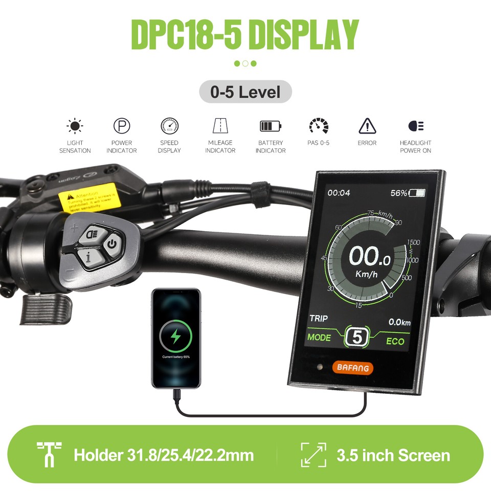 Electric Bike Multi Display C961 P860ML 500C for Bafang BBS HD Mid ...