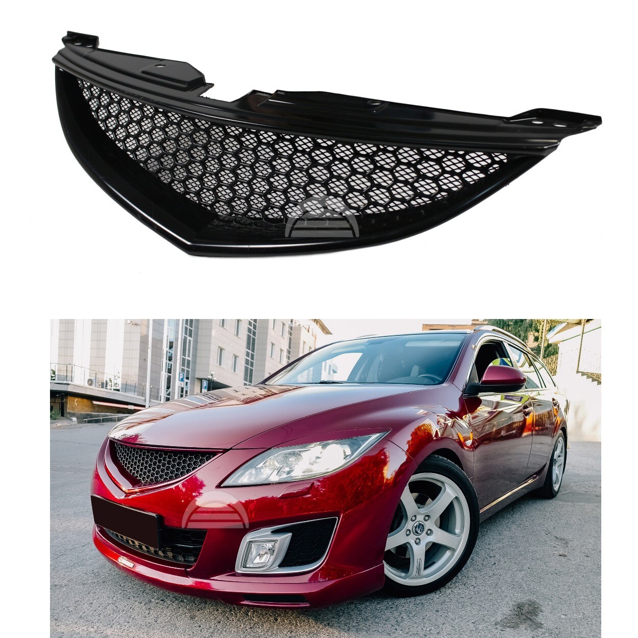 Grille Honeycomb for Mazda 6 GH Atenza 2008 - 2013 Front vent radiator ...