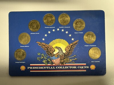 Shell Gasoline Presidential collector coins 1992 | eBay