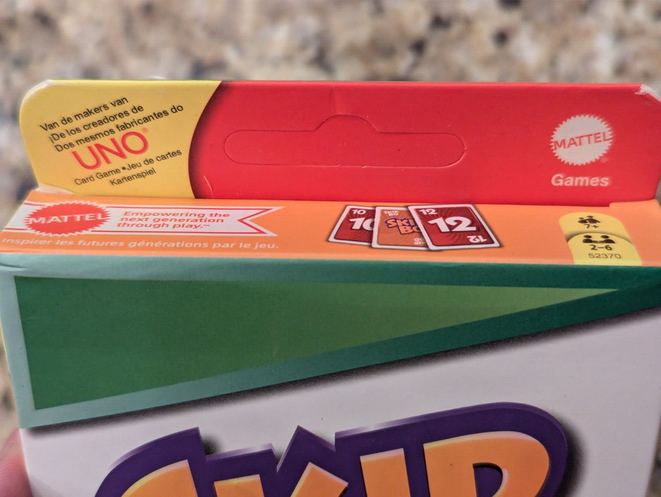 Skip-Bo Original Skipbo Card Game from 7 + - Mattel Games NEW | eBay