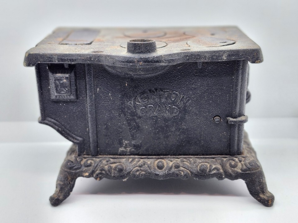 Vintage Royal Kenton Brand Cast Iron Salesman Sample Toy Wood Stove ...