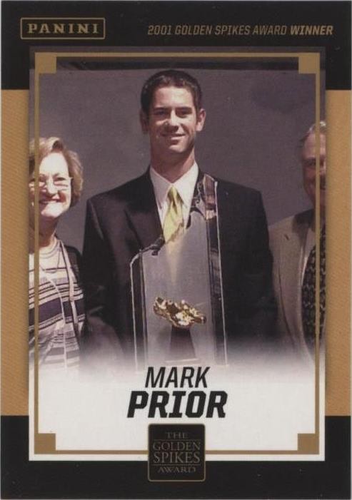 2024 Panini USA the Golden Spikes Award - Mark Prior for sale online | eBay