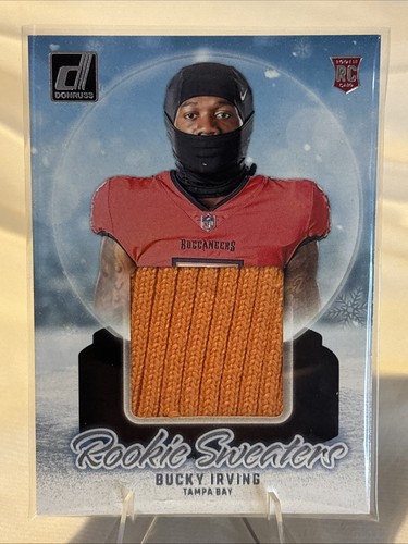 2024 Panini Donruss Bucky Irving RC Sweater Patch Tampa Bay Buccaneers ...
