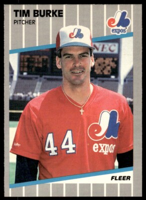 1989 Fleer Baseball Card Tim Burke Montreal Expos #372 | eBay