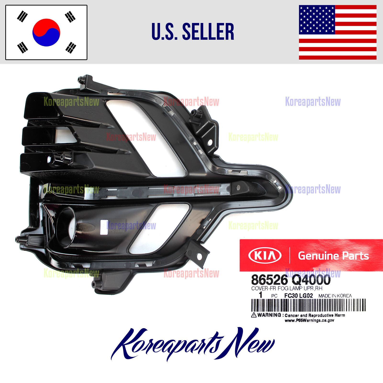Kia 86526Q4000 Front Right Fog Light Cover for sale online | eBay