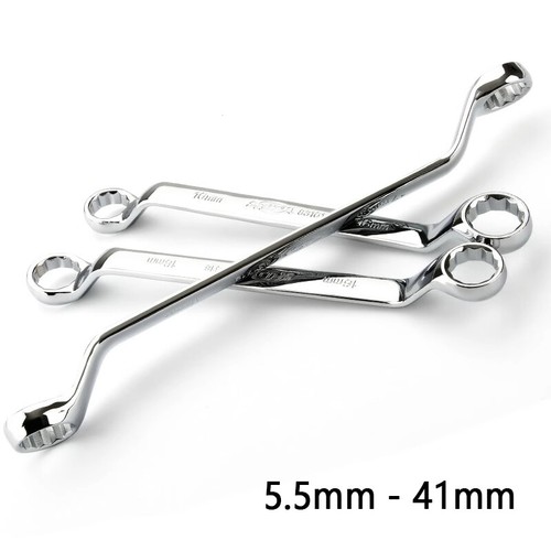 Metric Deep Ring Double Offset Spanner Set Wrench Spline End 5.5mm-41mm ...