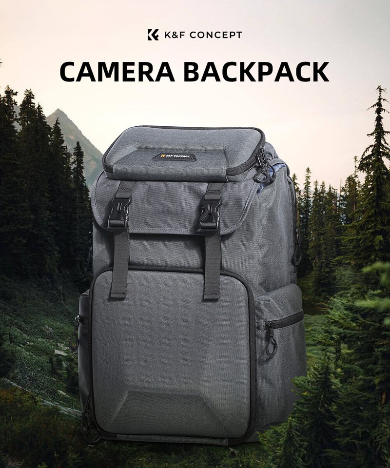 K&F Concept Camera Backpack Hard Shell Camera Bag Large Capacity ...