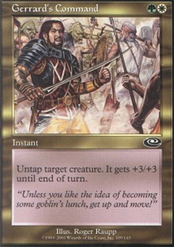 1 x Gerrard's Command - Foil - Planeshift - Light Play - MTG | eBay