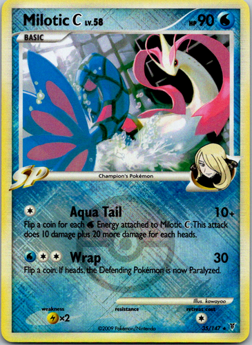Milotic C Reverse Holo Rare Pokemon League Promo Supreme Victors 35/147 ...