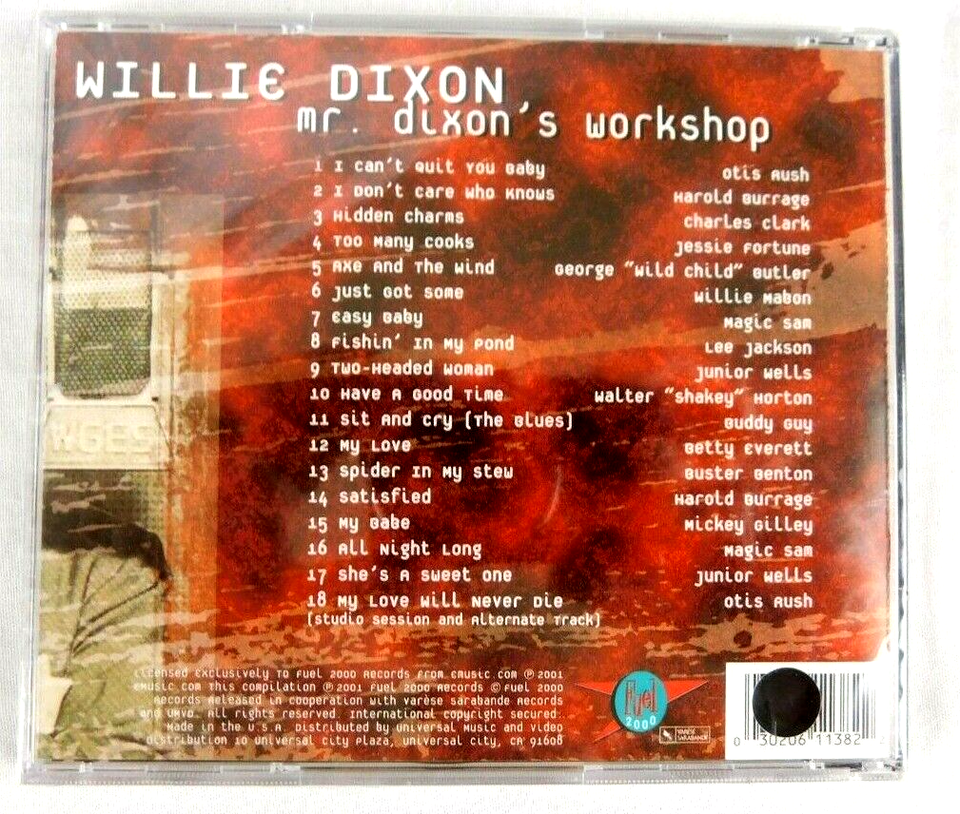 NEW SEALED Mr. Dixon's Workshop by Willie Dixon (CD, Aug-2001, Fuel ...