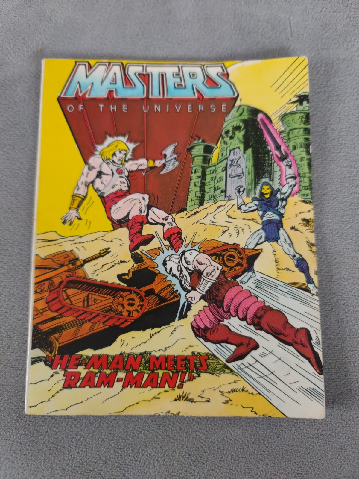 Vintage He-Man Meets Ram-Man Mini Comic Book MOTU Masters of the ...