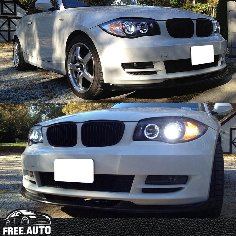 2007-2011 BMW E82 1 Series 128i H Style Front Bumper Lip Spoiler ...