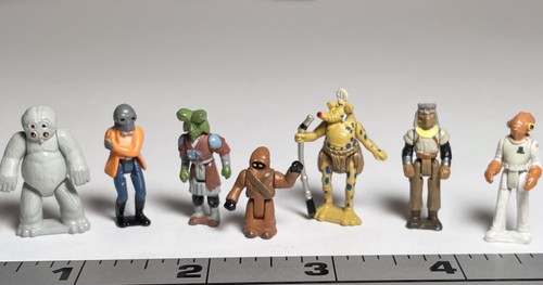 Star Wars Mini Figures Lot X7 Various Alien Characters Micro Machines ...
