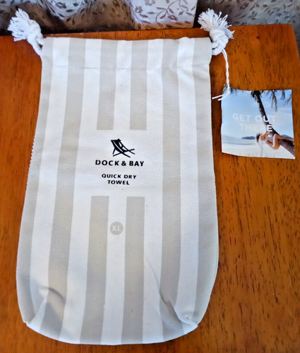 Dock & Bay Quick Dry Bora Bora Beige X-Large Towel Bathing Suit Storage ...