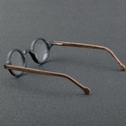 Japanese Small Round Eyeglass Frames Wood Acetate 42 mm Glasses Brand ...