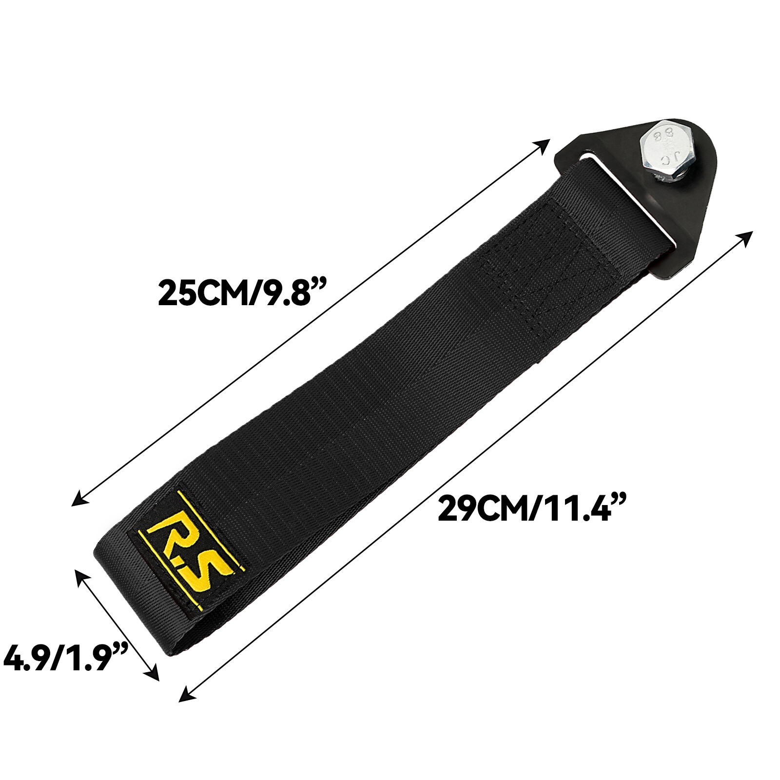 Car Tow Towing Strap Rope Belt Racing Rally Drift Hook Bumper Trailer ...