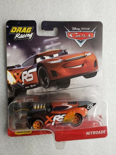 Disney Pixar Cars Drag Racing Nitroade 28 Diecast Race Car 887961770025 ...