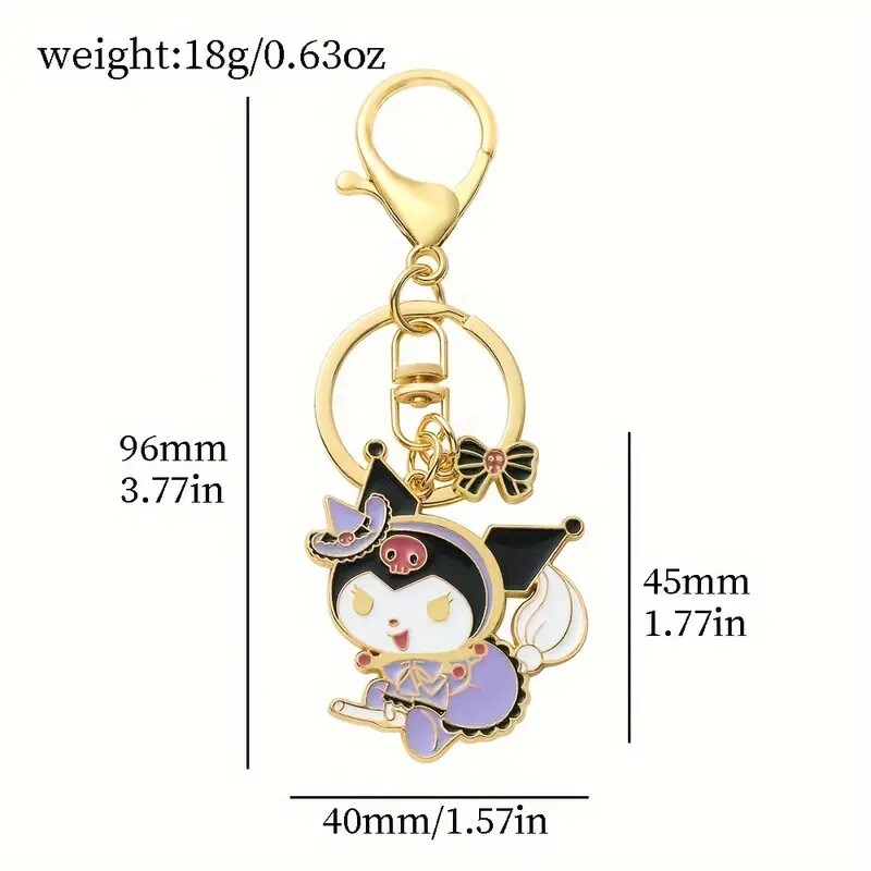 Hello Kitty & Friends **COLORFUL ENAMEL KEYCHAIN W/CLIP** You Choose ...