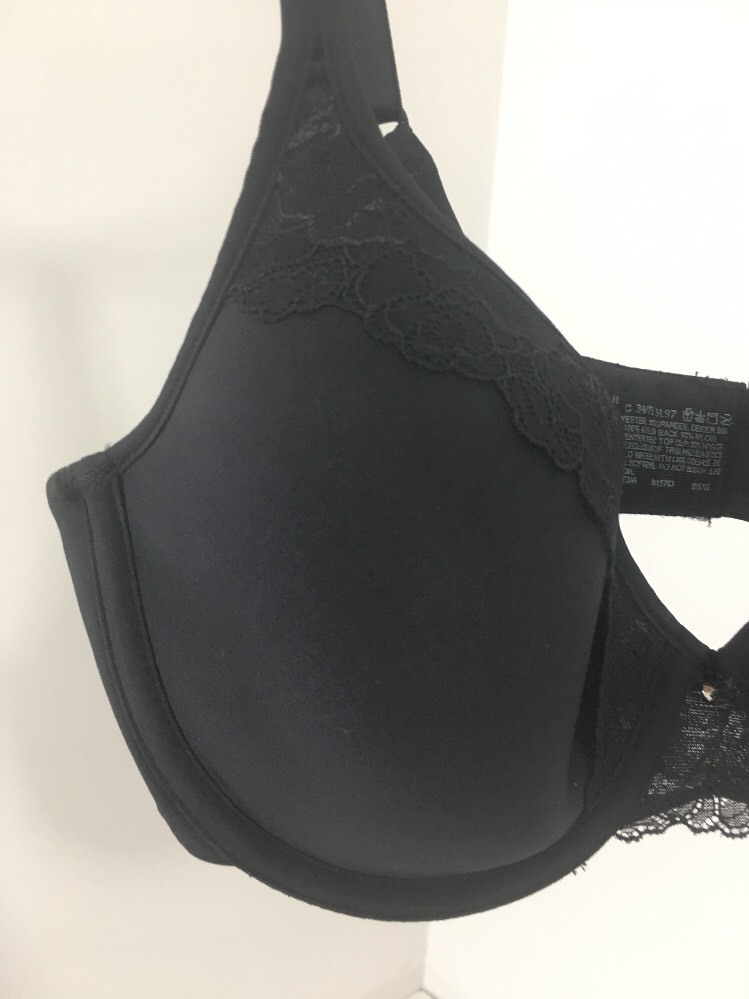 BALI WOMEN'S 3L97 SMOOTH U LACE LIFT UNDERWIRE BRA BLACK 34C NWT $42 | eBay