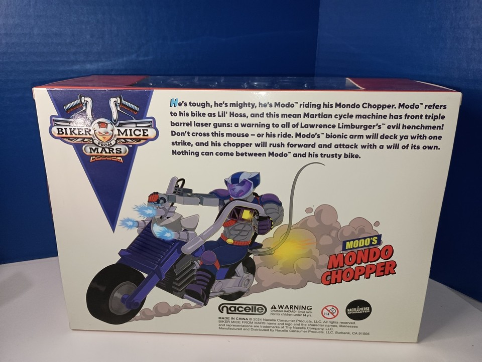 Biker Mice From Mars MODO'S MONDO CHOPPER Bike Figure Motorcycle 2024 ...