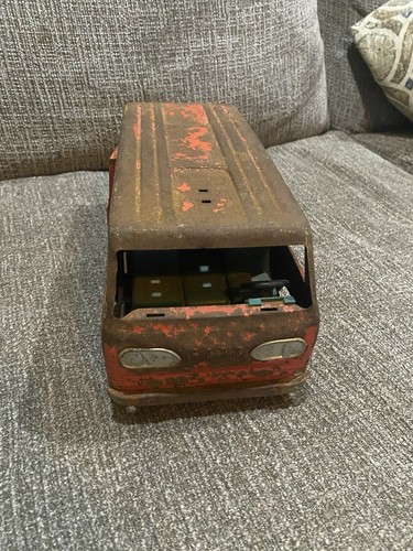 Vintage Nylint Ford Econoline Pressed Steel Toy Truck Van | eBay