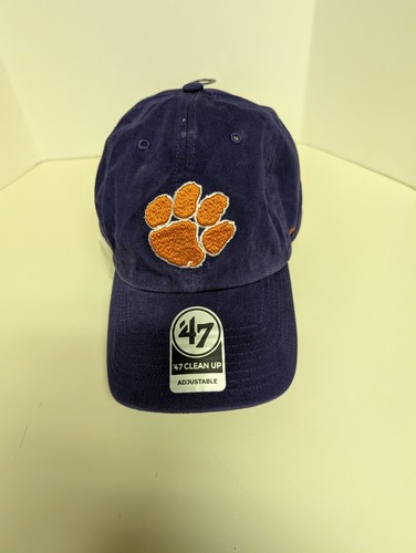 Clemson Tigers BOLD 47' Clean Up Regalia Purple Raised Orange PAW Strap ...