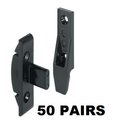 Keku Hook Drop On Fittings GROOVE Panel Clips Fasteners 50 pairs | eBay UK