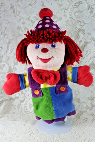 Gymboree Gymbo Plush Hand Clown Puppet Colorful 13" Children Kids | eBay