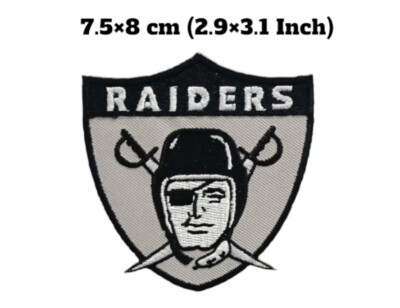NFL Oakland Raiders Logo Patch sport Embroidery , Iron , Sewing on ...