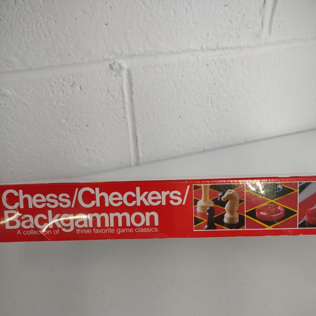 Pressman Toy Chess Checkers Backgammon Set for sale online | eBay