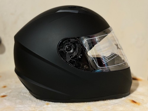 GLX GX11 Compact Lightweight Full Face Motorcycle Street Bike Helmet ...