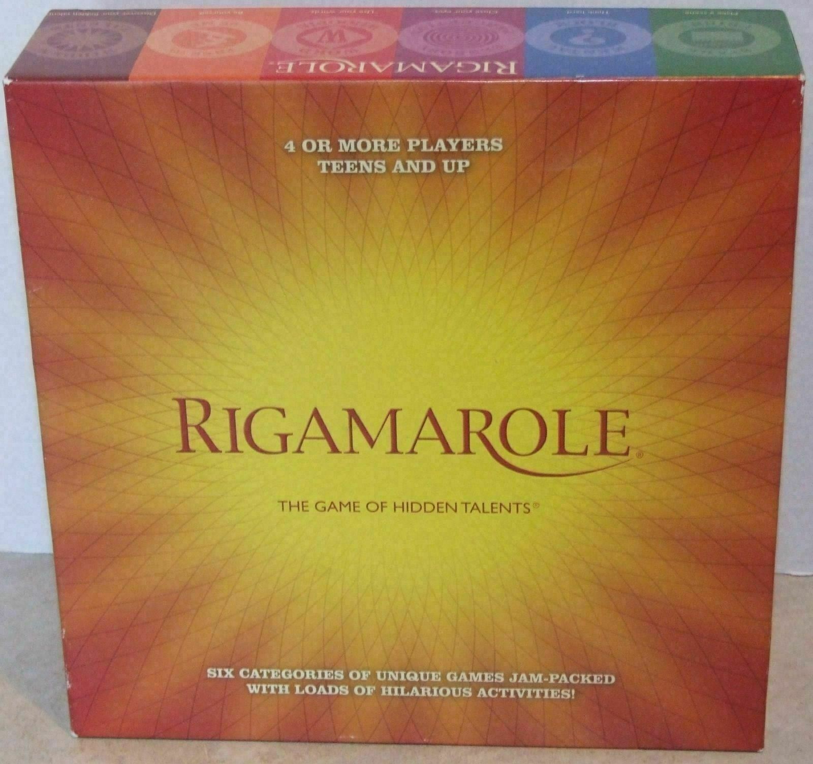 Rigamarole The Game Of Hidden Talents | eBay