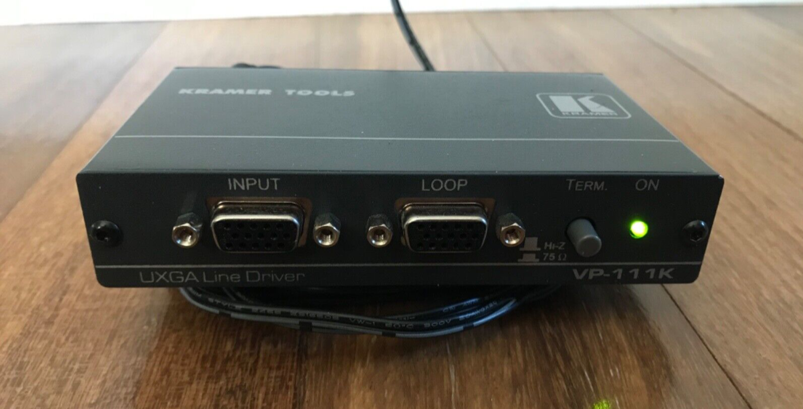Kramer Tools VP-111K 1:1 UXGA Computer Graphics Video Line Amplifier ...