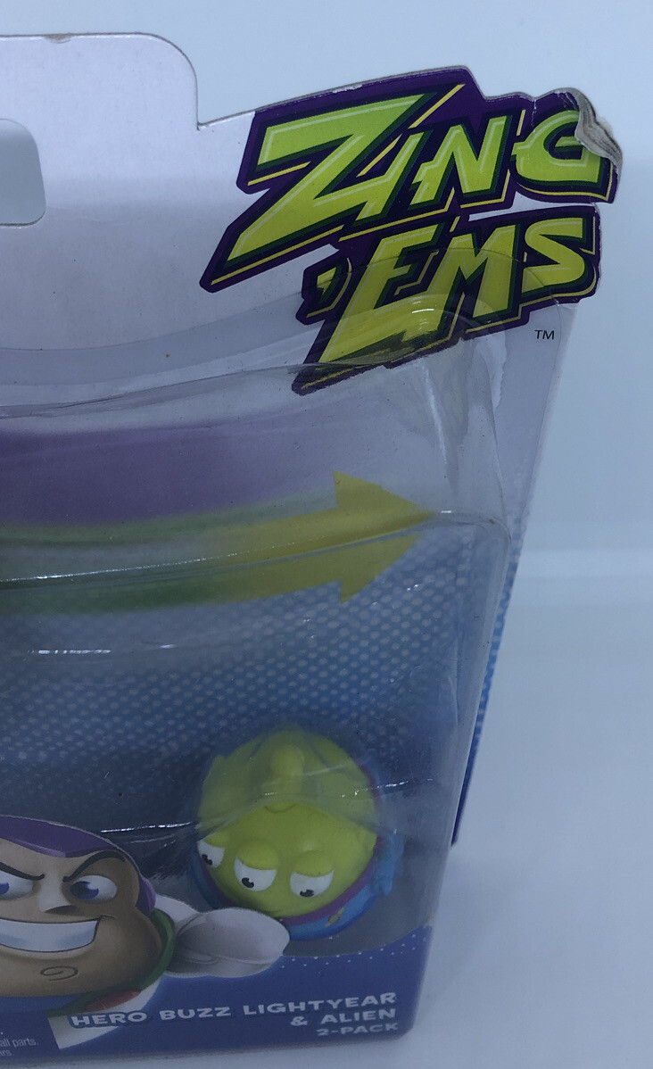Toy Story Zing ‘Ems 2 Pack Hero Buzz & Alien NEW Figures Roll Game | eBay