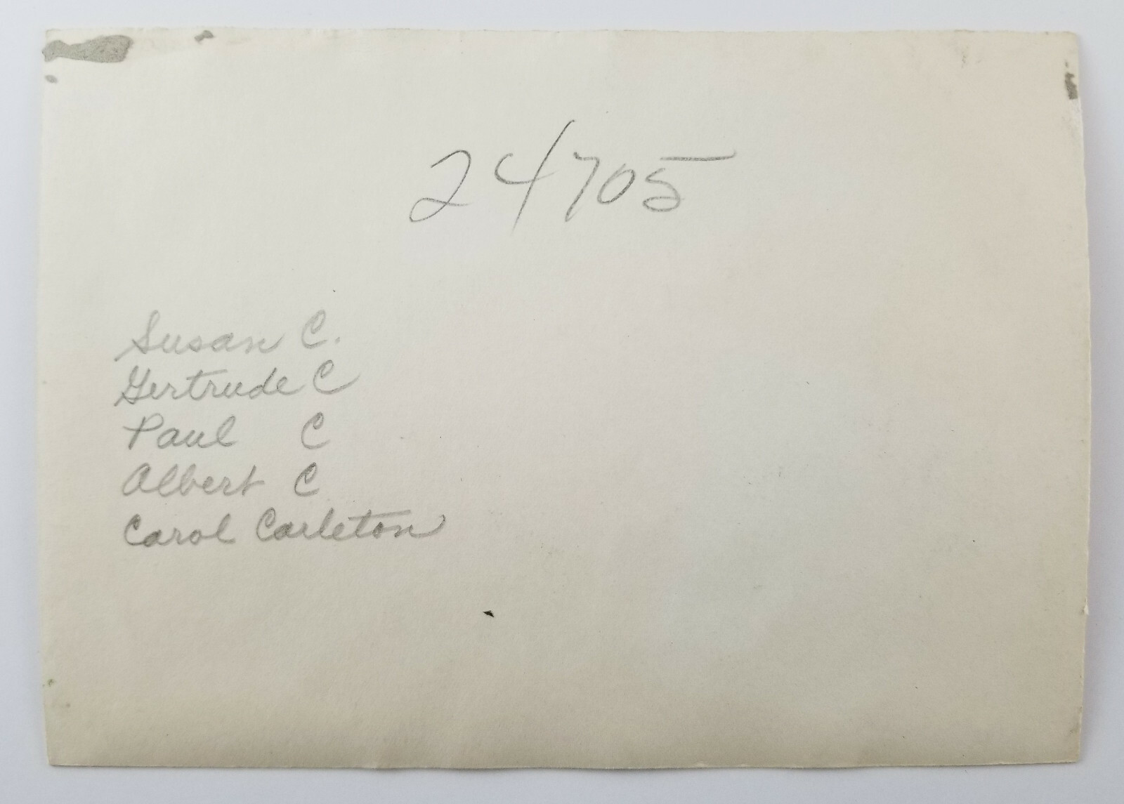 Vintage Hand Colored Photo Carleton Family New Jersey With Negative ...