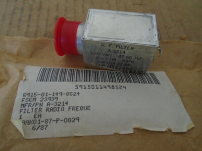 1 EA NOS CAPTOR RADIO FREQUENCY INTERFERENCE FILTER P/N: A-3214 | eBay