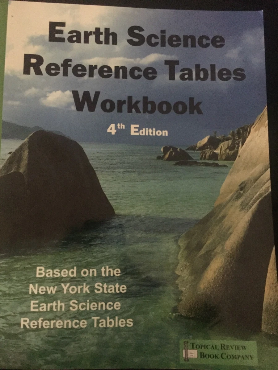 Earth Science Reference Table Review Book | Cabinets Matttroy