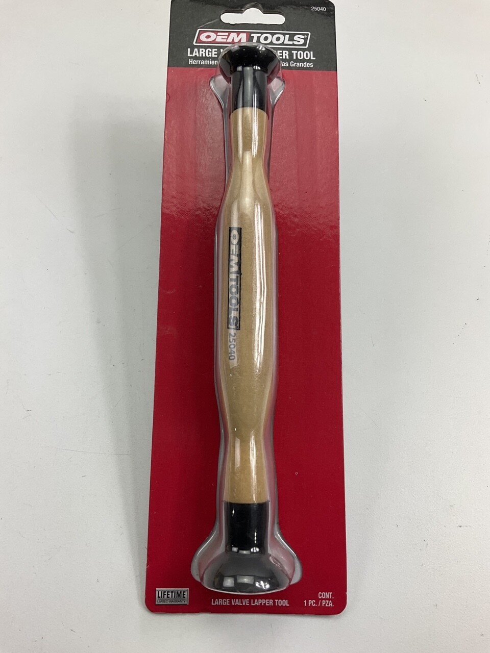 OEM Tools 25040 Hand Valve Lapper Tool With 1-1/8" And 1-3/8 Rubber ...