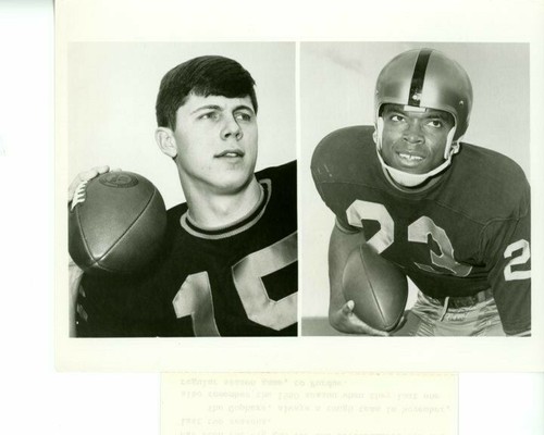 MIKE PHIPPS LEROY KEYES PURDUE MINNESOTA 1968 ABC TV 7 X 9 PRESS PHOTO ...