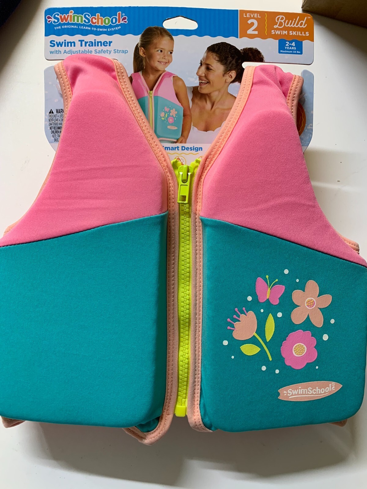 NEW SWIM SCHOOL SWIM TRAINER PINK LEVEL 2 2-4 YEARS MAXIMUM 23 LBS | eBay