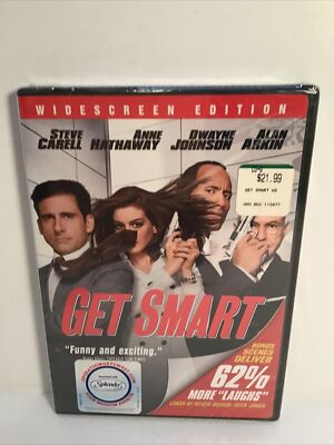 Get Smart (DVD, 2008, Widescreen) Factory Sealed Original FREE SHIPPING ...